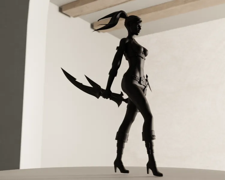 Dangerous Lady - Free 3D Print Model - MakerWorld