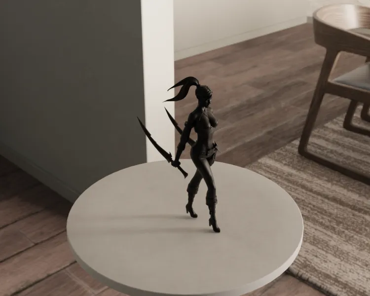 Dangerous Lady - Free 3D Print Model - MakerWorld