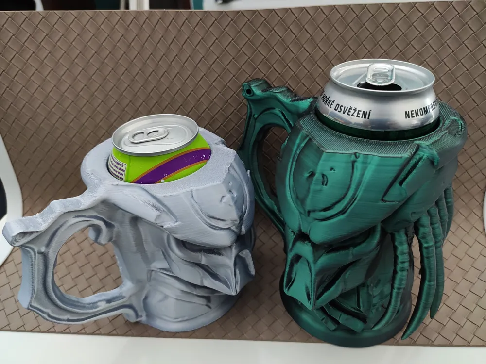 Predator Can Holder (0.5L + 12oz Cans) - Beer mug - Free 3D Print Model ...