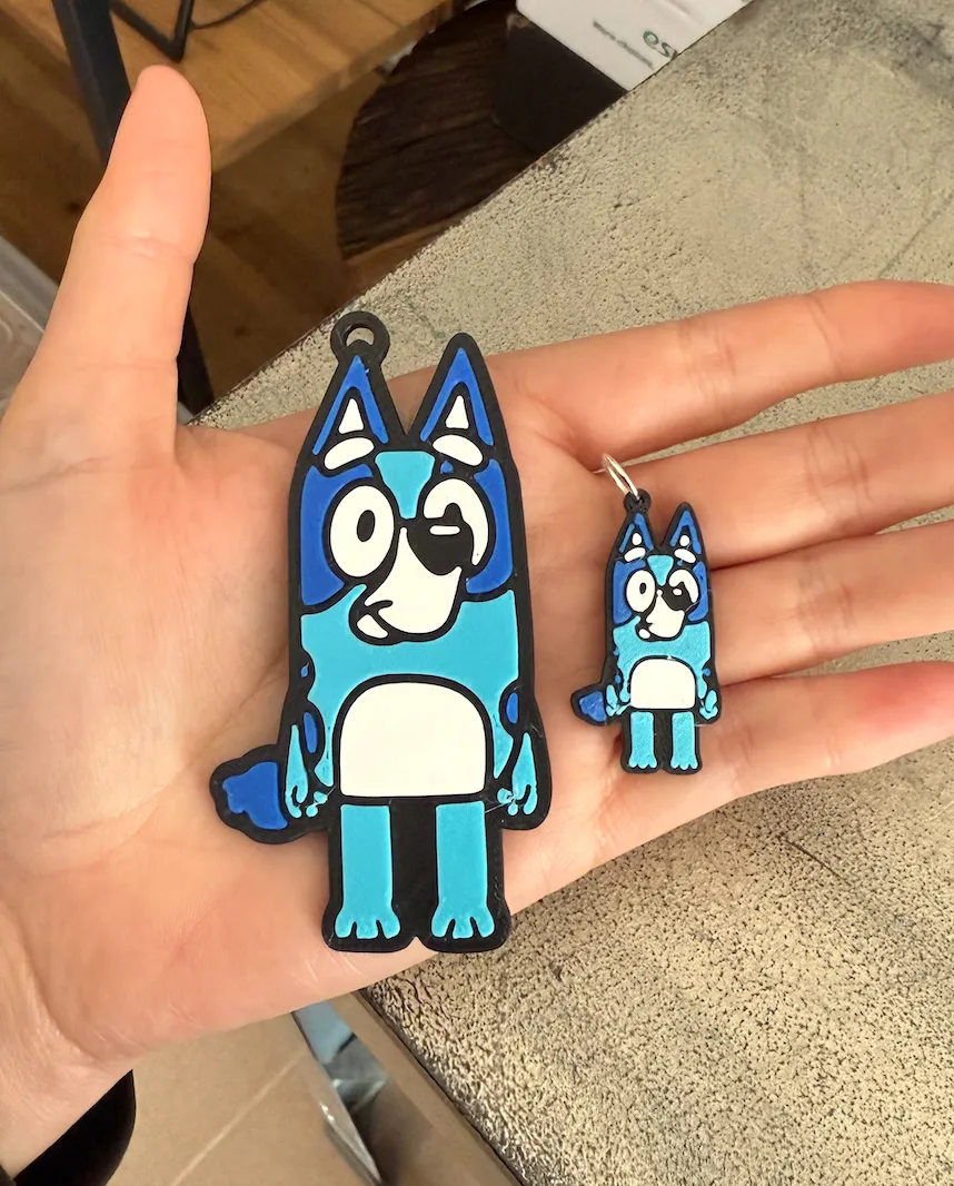 BLUEY KEYCHAIN by interrogationlab - MakerWorld