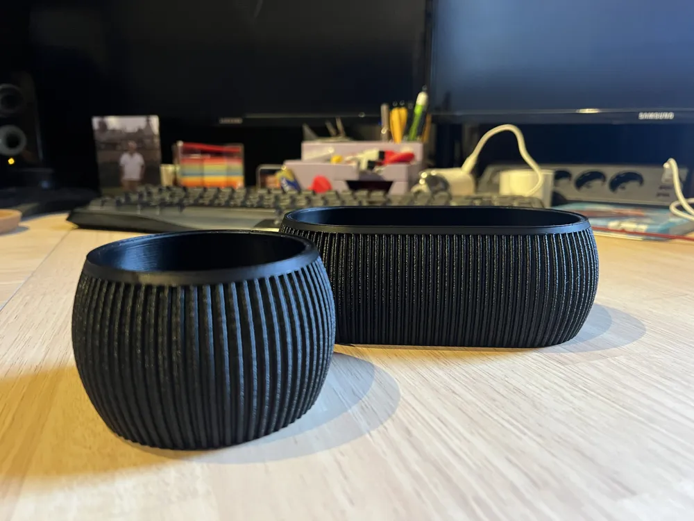 Japandi Oval Planter | Modern Bonsai & Plant Pot - Free 3D Print Model ...