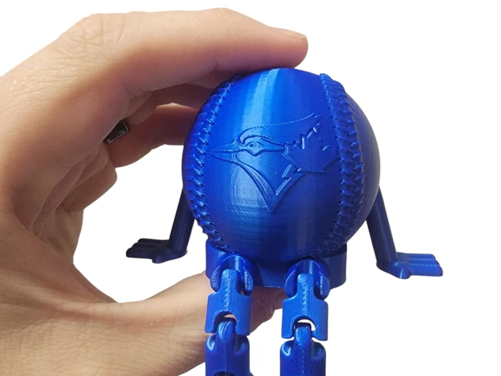 Articulated Toronto Blue Jays Baseball Buddy by Click Print Creatives ...