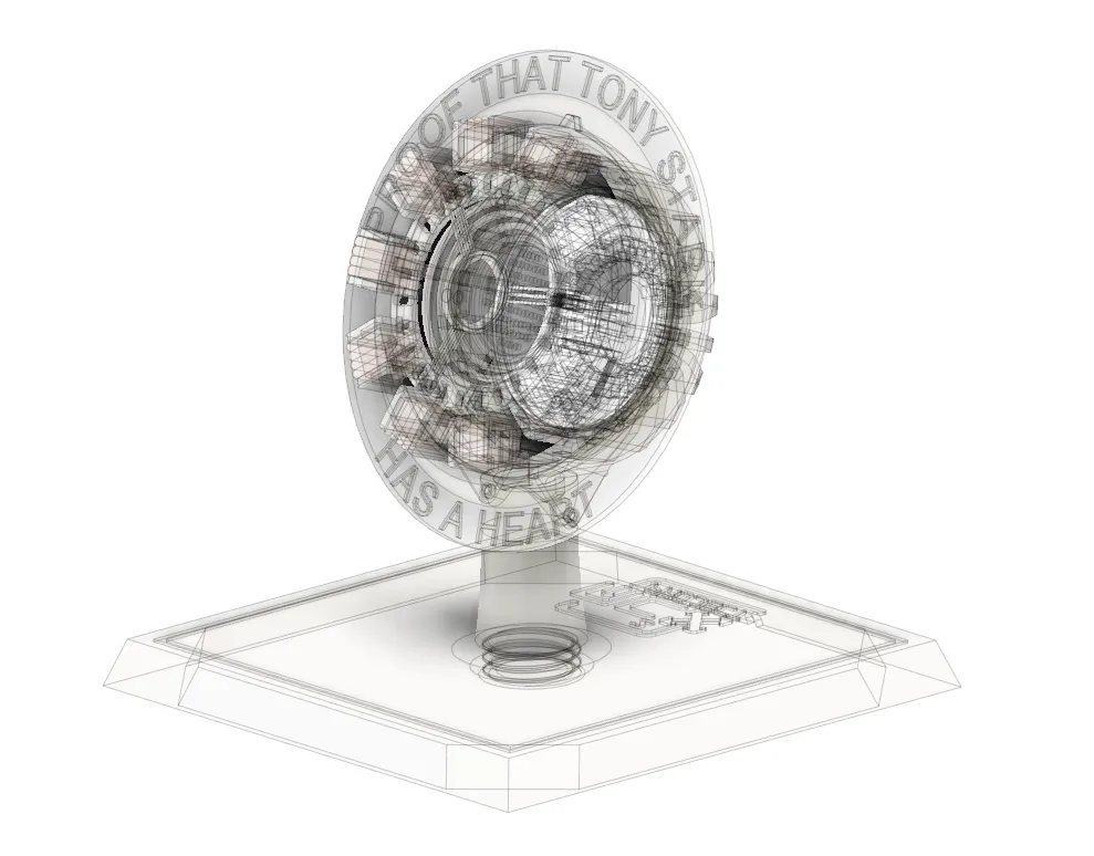Base Arc Reactor MK1 Hidden Cable - Free 3D Print Model - MakerWorld