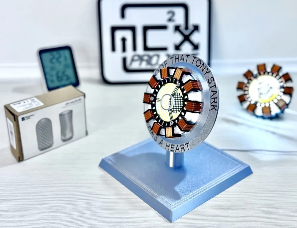 Arc Reactor MK1 V2 (LED Lamp Kit - HK001) by Mc2.project3D MakerWorld ...