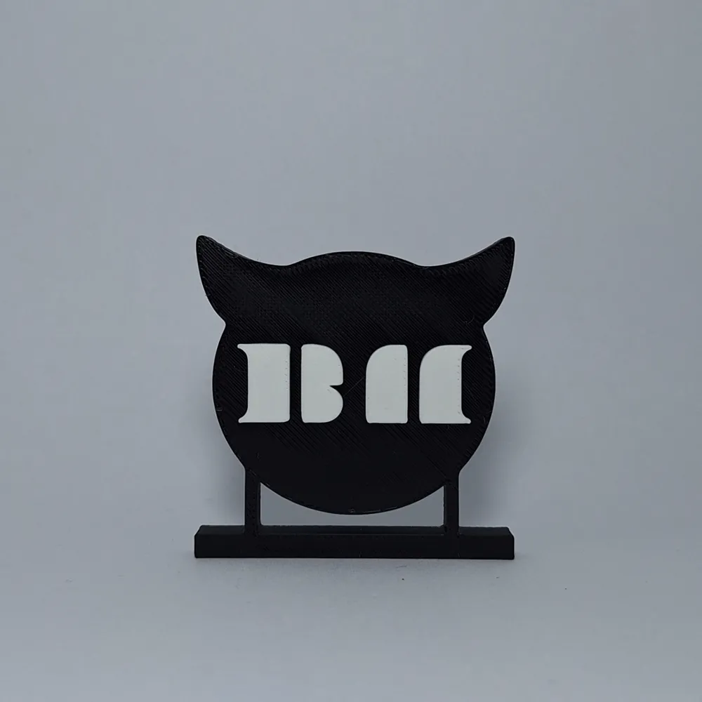 BABYMONSTER Logo Stand - Free 3D Print Model - MakerWorld