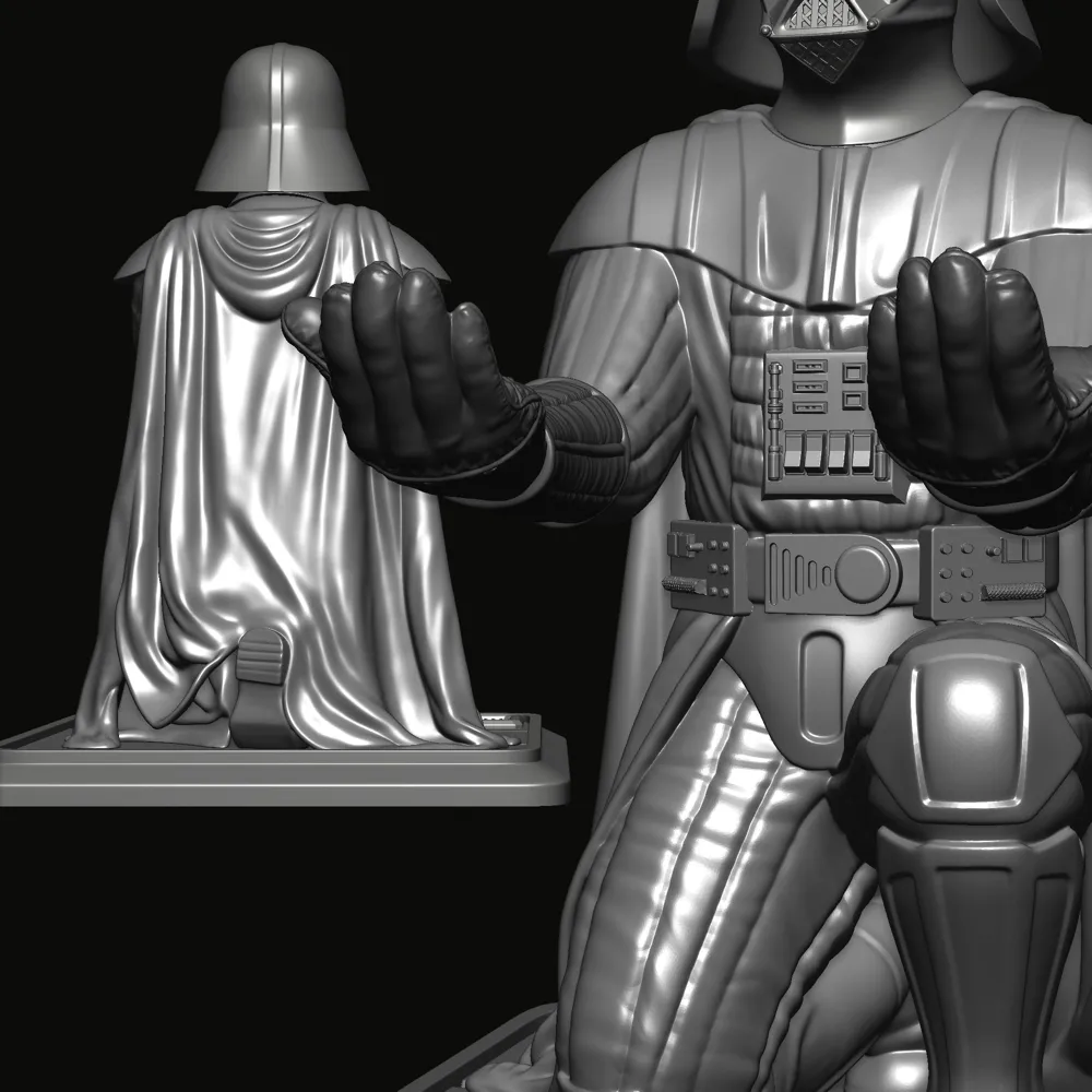 Star Wars Darth Vader Display Stand Remixed by 黄金阿穆 MakerWorld ...