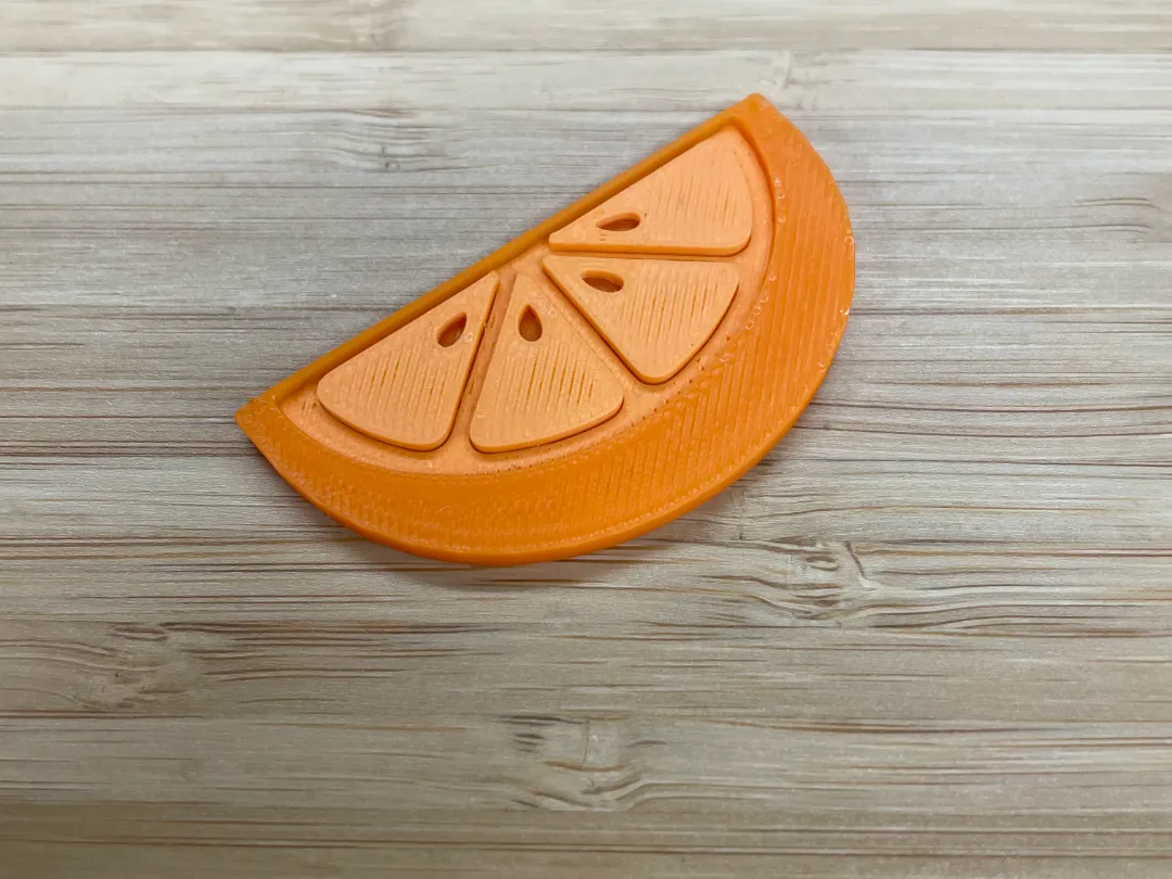 Orange slice - Free 3D Print Model - MakerWorld