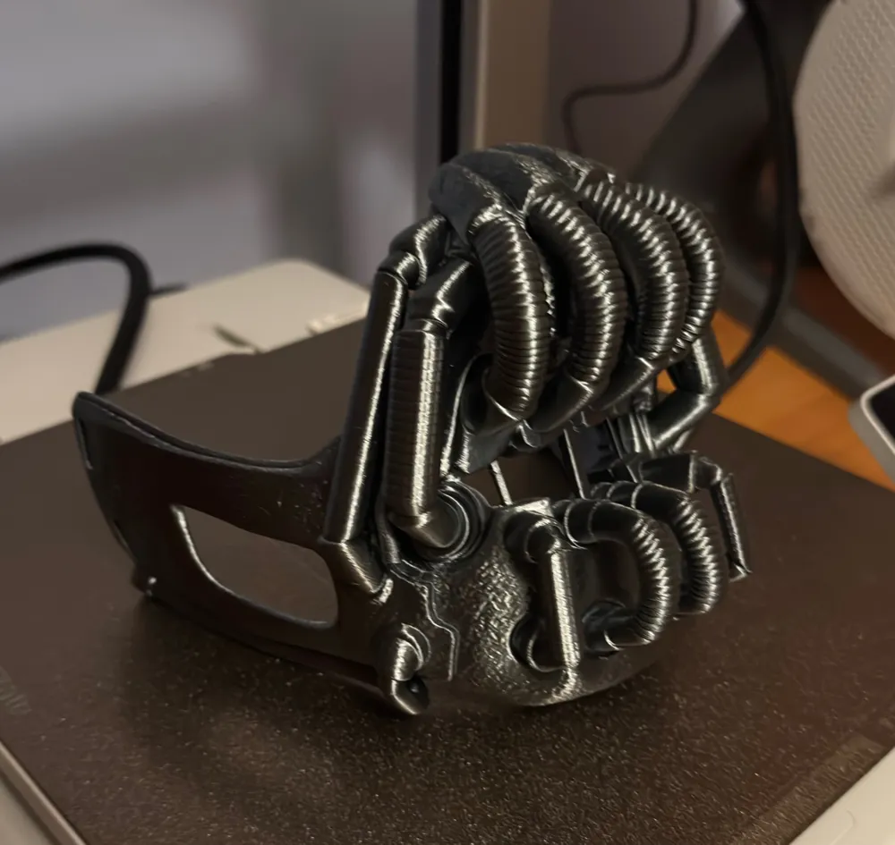 Bane mask - High Quality Remodel with custom parts - Free 3D Print ...