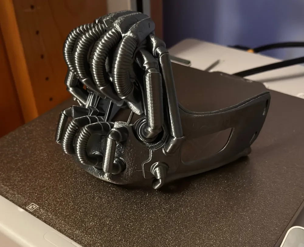 Bane mask - High Quality Remodel with custom parts - Free 3D Print ...