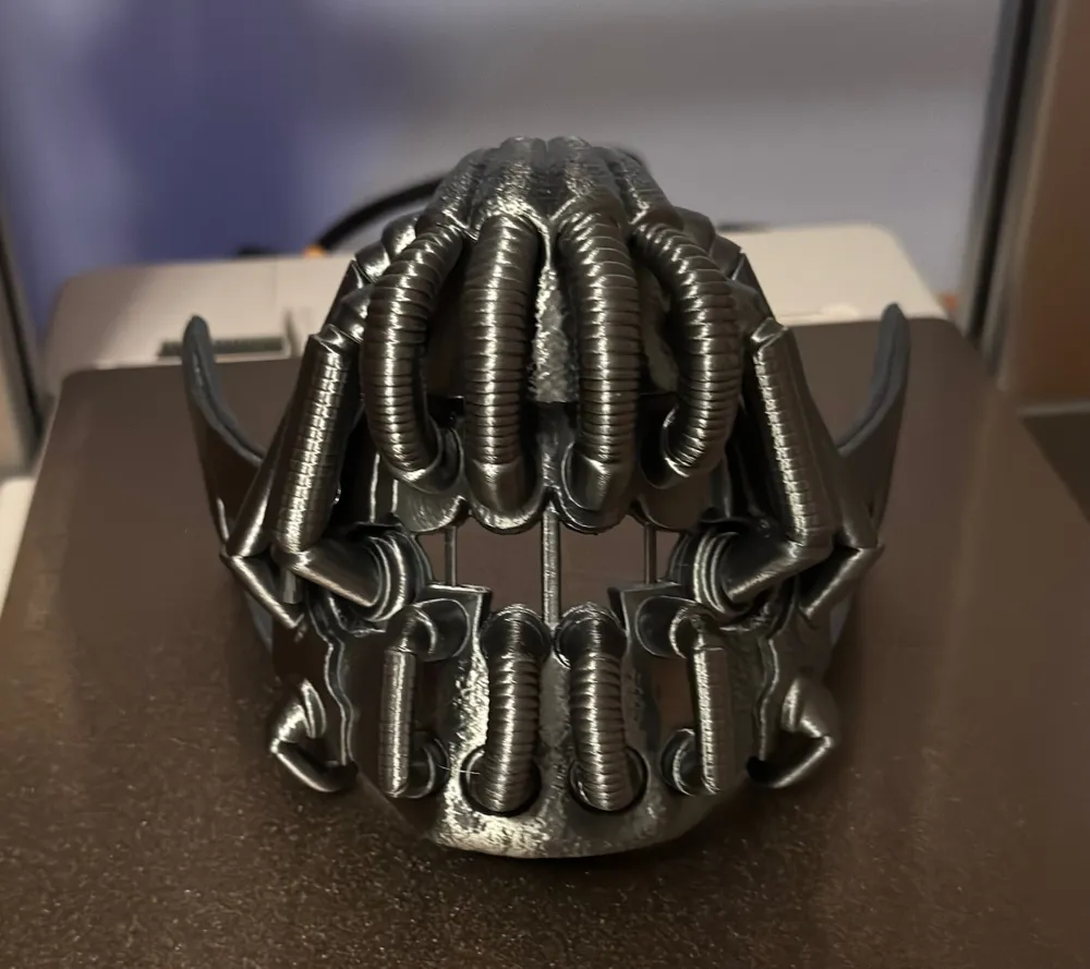 Bane mask - High Quality Remodel with custom parts - Free 3D Print ...