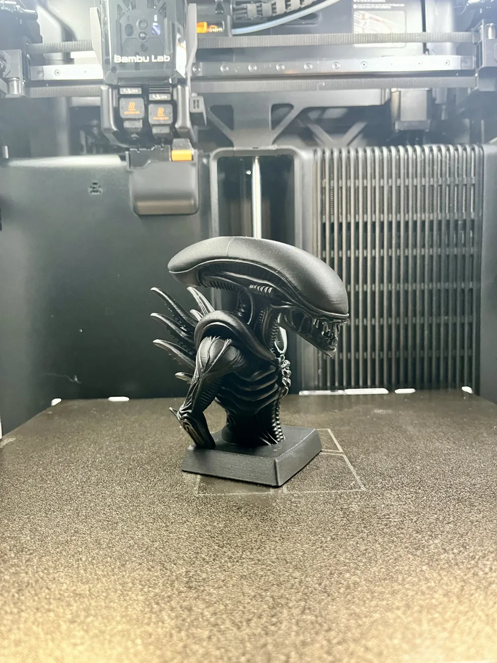 Xenomorph Alien bust - Free 3D Print Model - MakerWorld