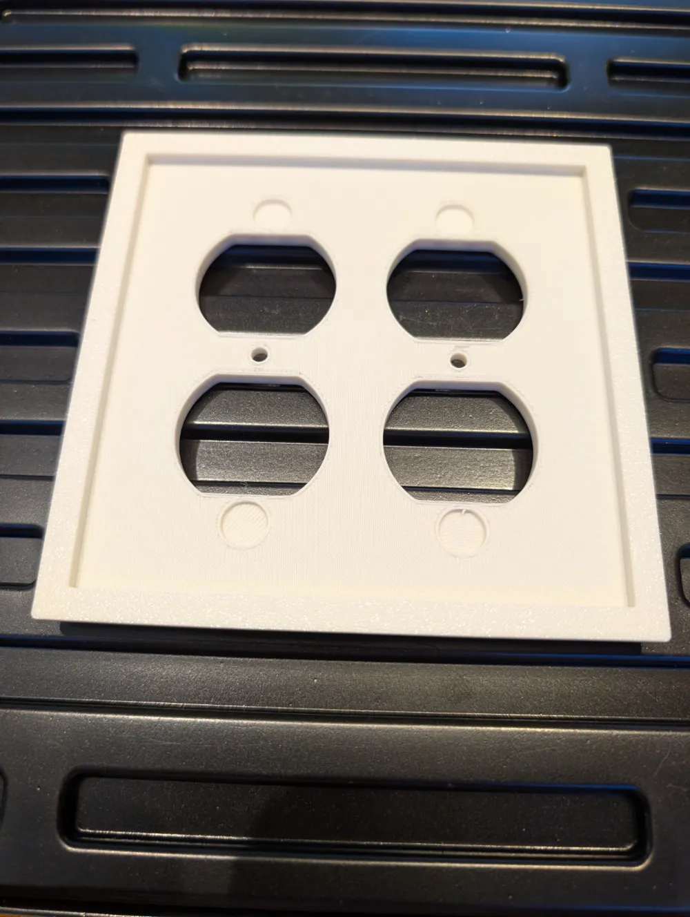 Decorative Double Outlet Cover Plate - Free 3D Print Model - MakerWorld