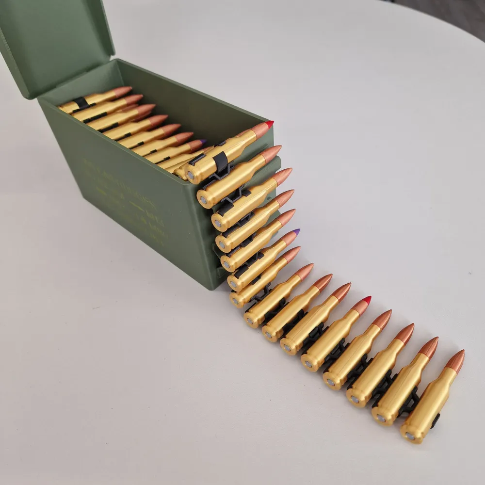 7.62 NATO Ammo Box – 100-Round M13 Belt Style by Octane MakerWorld ...
