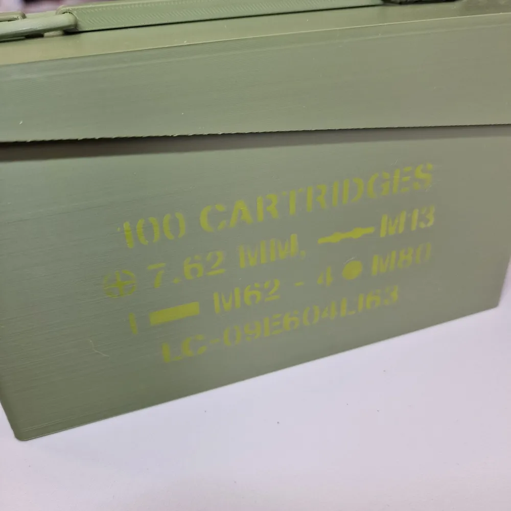 7.62 NATO Ammo Box – 100-Round M13 Belt Style by Octane MakerWorld ...