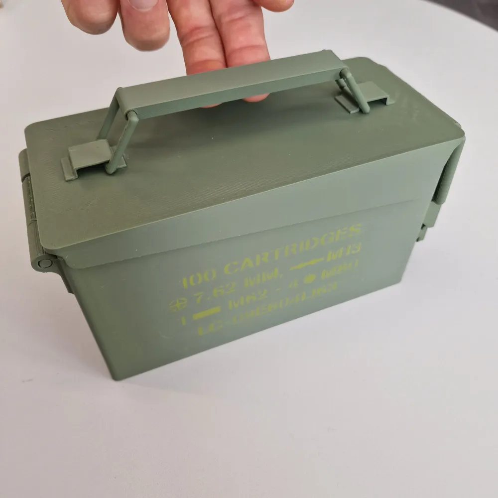 7.62 NATO Ammo Box – 100-Round M13 Belt Style by Octane MakerWorld ...