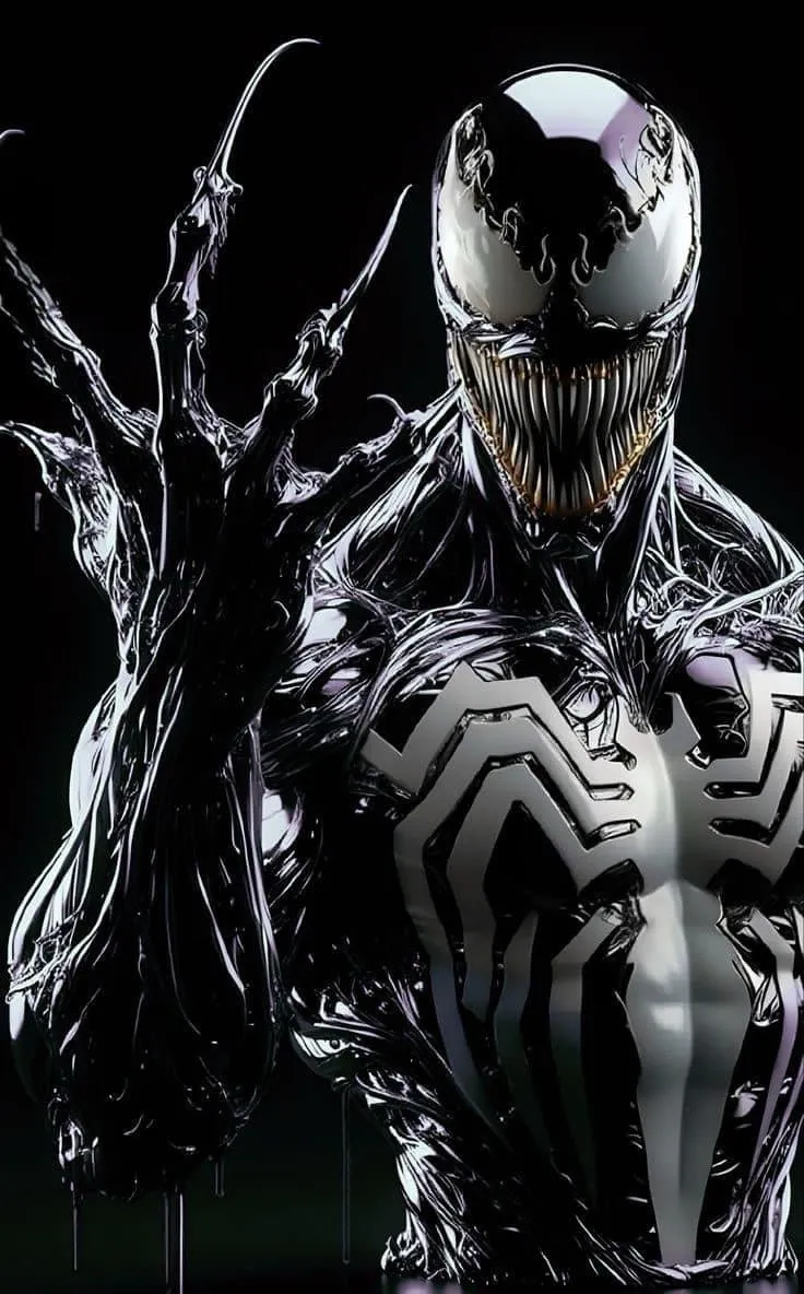 Venom Spiderman 3 color Hueforge by Mysstra hueforge - MakerWorld