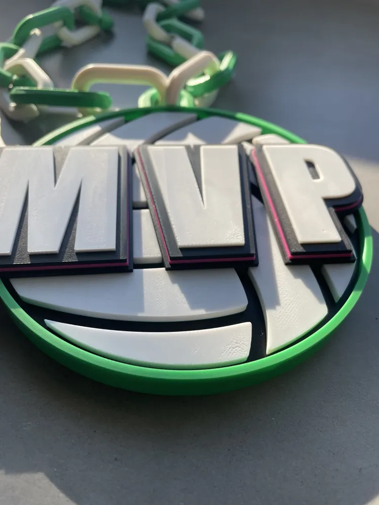 MVP Volleyball Statement Chain - Free 3D Print Model - MakerWorld