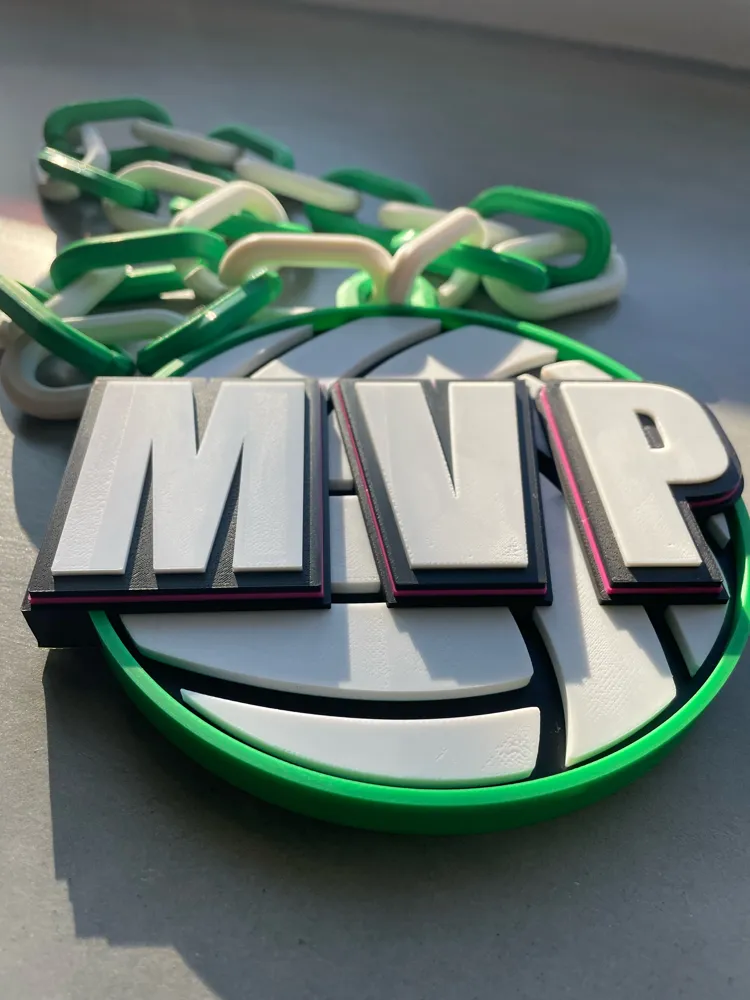 MVP Volleyball Statement Chain - Free 3D Print Model - MakerWorld