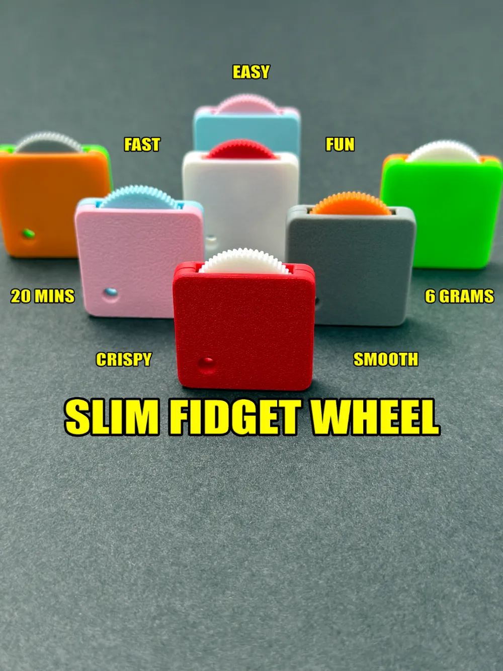 Slim Fidget Wheel by Anefecious - MakerWorld