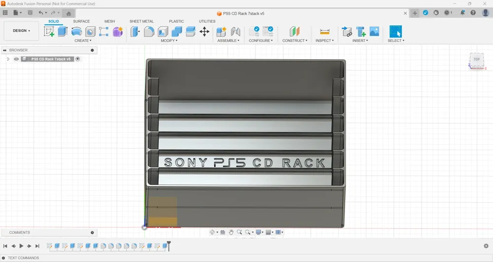 Sony PS5 CD Rack (7 stacks) Remixed by JunmH - MakerWorld