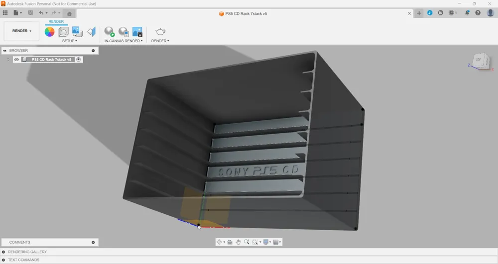 Sony PS5 CD Rack (7 stacks) Remixed by JunmH - MakerWorld
