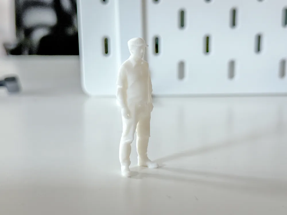 Miniature Man/Worker for your Diorama - Free 3D Print Model - MakerWorld