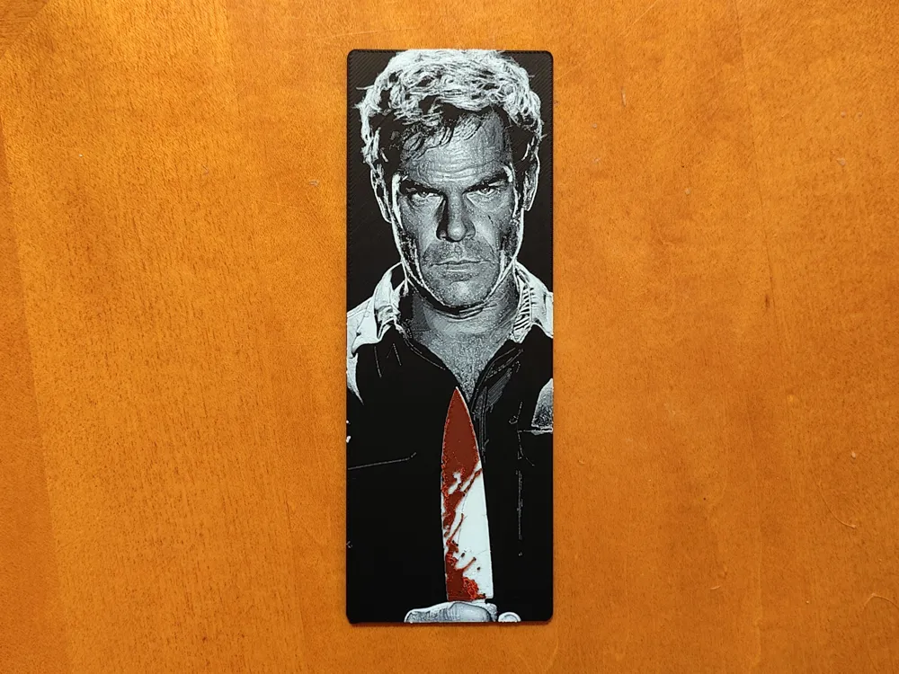 Dexter Morgan Bookmark - Hueforge by Sarge MakerWorld: Download Free 3D ...