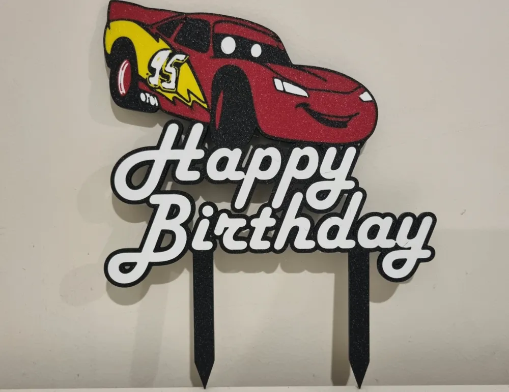 Cars Cake topper by s_bon MakerWorld: Download Free 3D Models