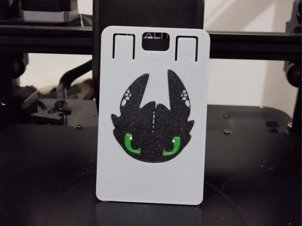 Toothless ID Card Holder (How to Train Your Dragon) by Lovii MakerWorld ...