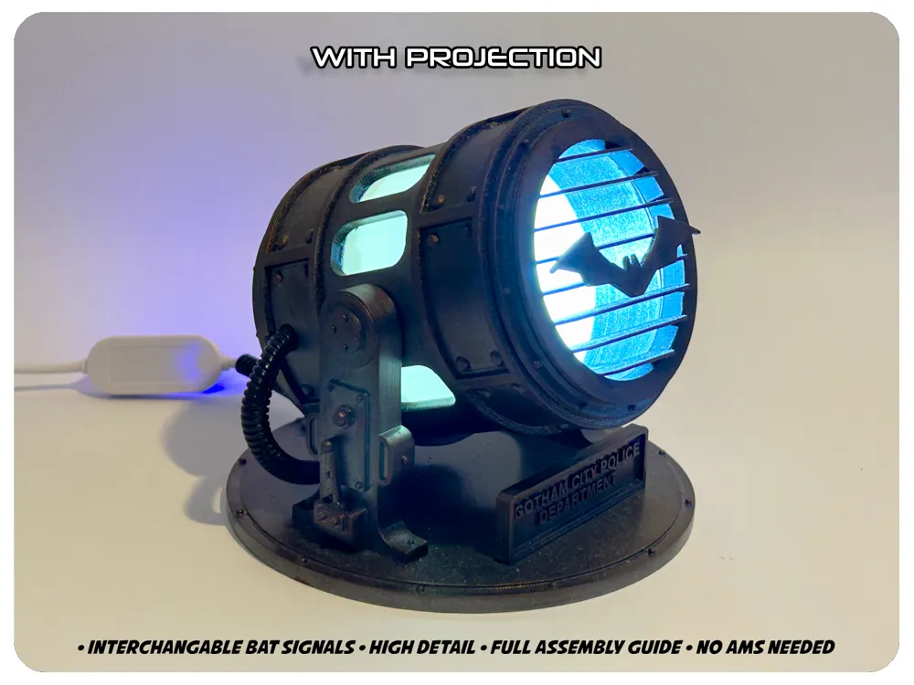 The Bat Signal 2.0 (with projection) by ScarfMeadow MakerWorld ...