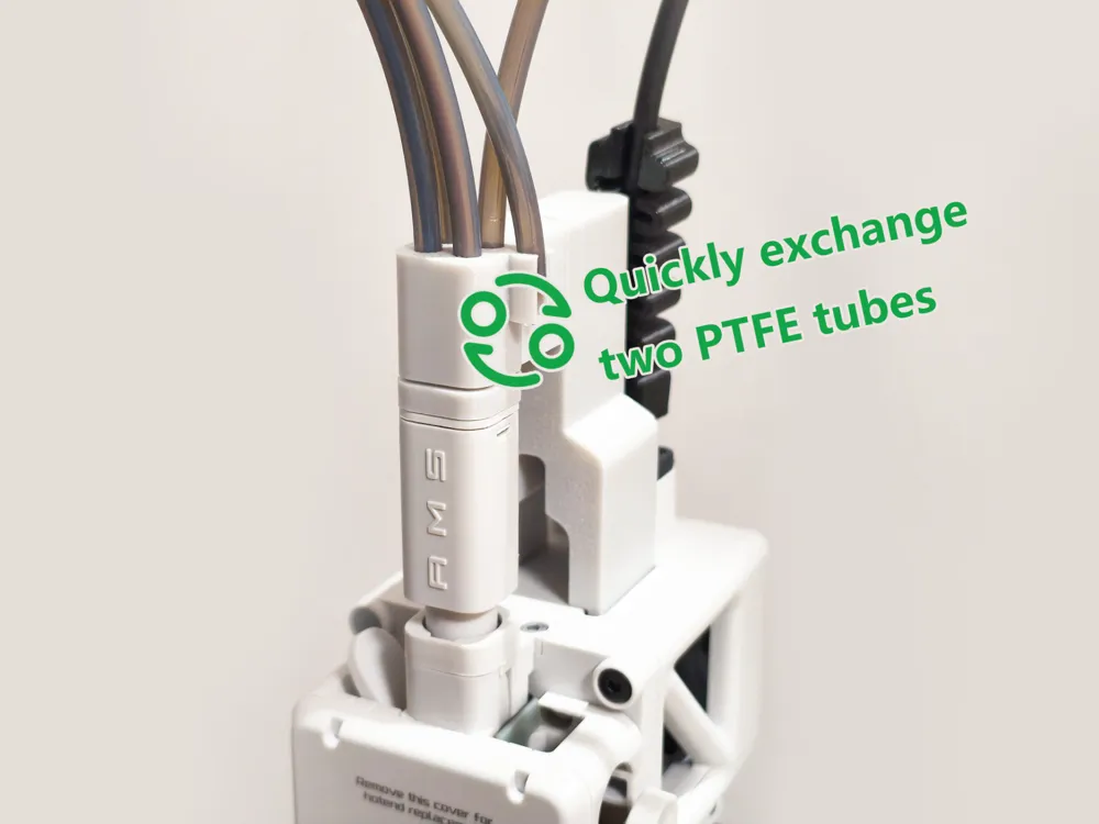 A1/A1 mini PTFE hub support - Free 3D Print Model - MakerWorld