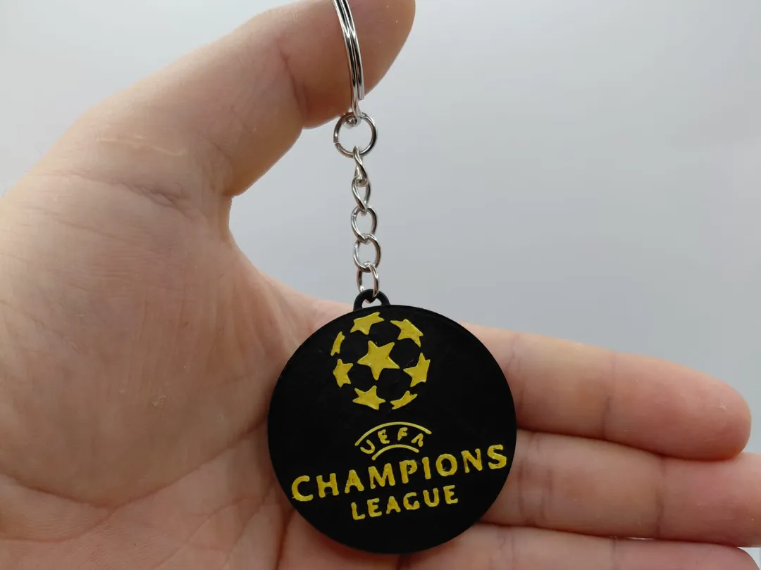 Barca champions league keychain by Dan MakerWorld: Download Free 3D Models
