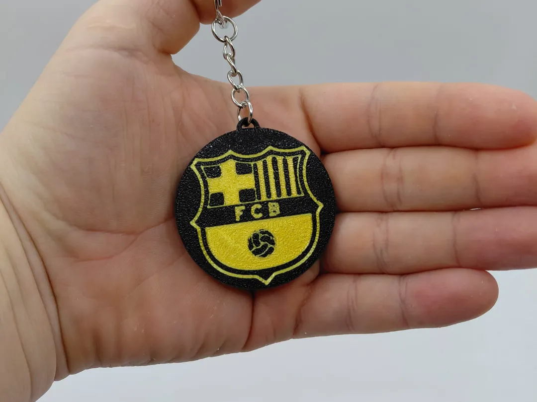 FC BARCELONA champions league keychain - Free 3D Print Model - MakerWorld
