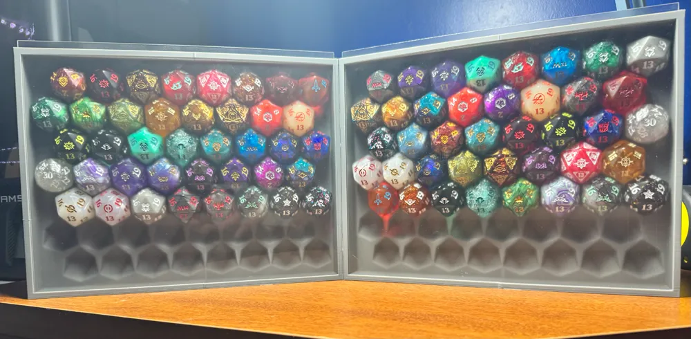Magic The Gathering Oversized D20 Dice Tray 56 Ct - Free 3D Print Model ...