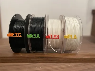 Drybox Label / Beschriftungshalter für Filament 4l Boxen (VTOPMART) by ...