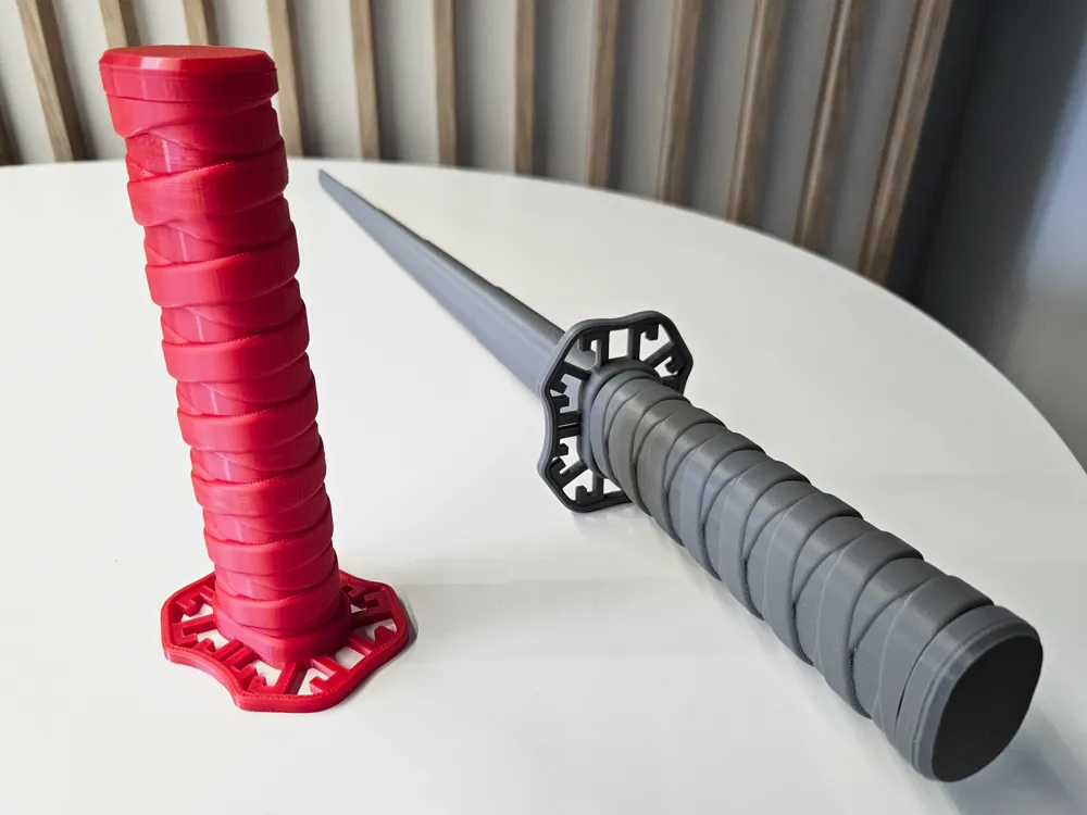 Blade of Fury — Collapsible Sword - Free 3D Print Model - MakerWorld