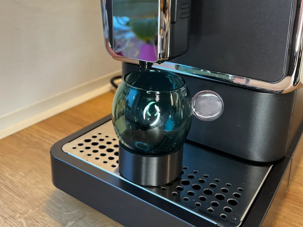 Tchibo Coffee Machine Cup Riser / Small Cup Pad - Free 3D Print Model ...