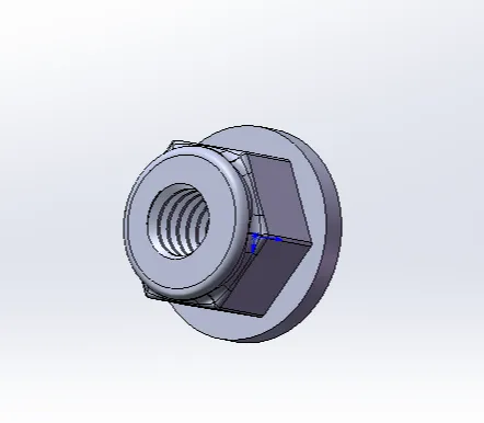 M5 threaded nuts, modeled for reference, not recommended for printing ...