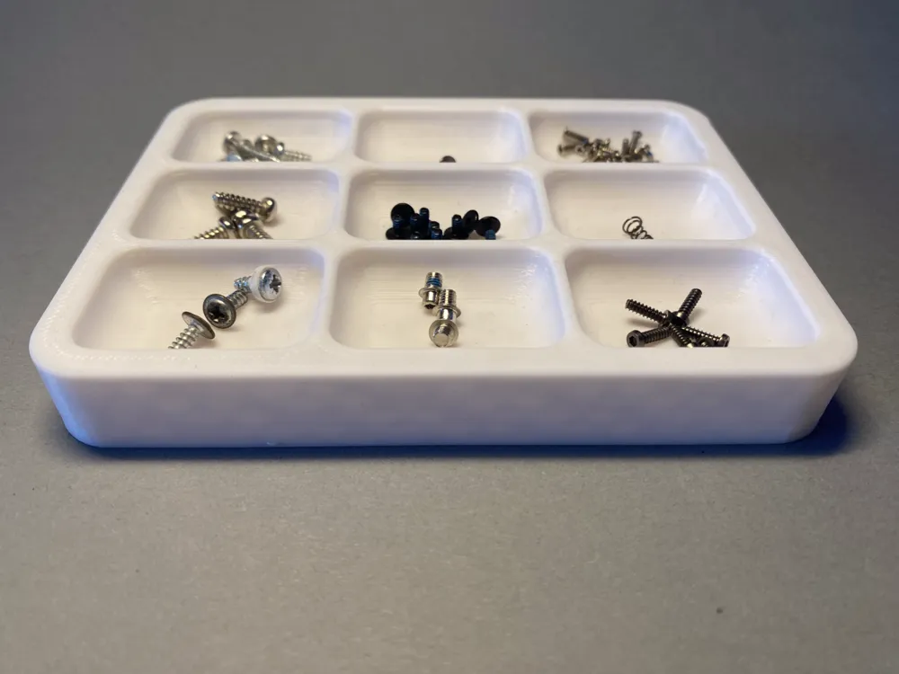 Magnetic screw tray by PhiMai - MakerWorld