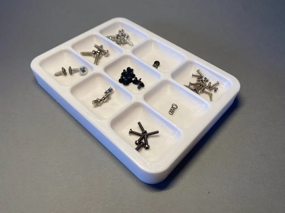 Magnetic screw tray by PhiMai - MakerWorld