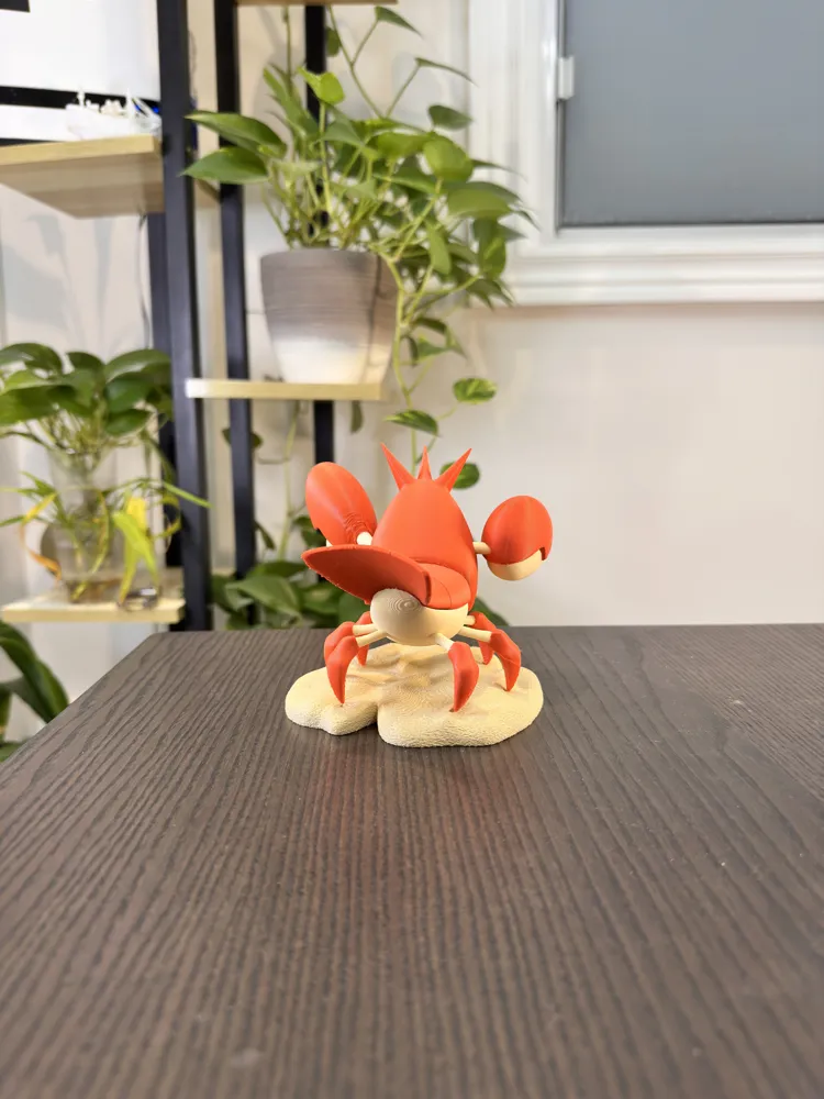 Corphish (Pokemon) multiparts 10cm tall - Free 3D Print Model - MakerWorld