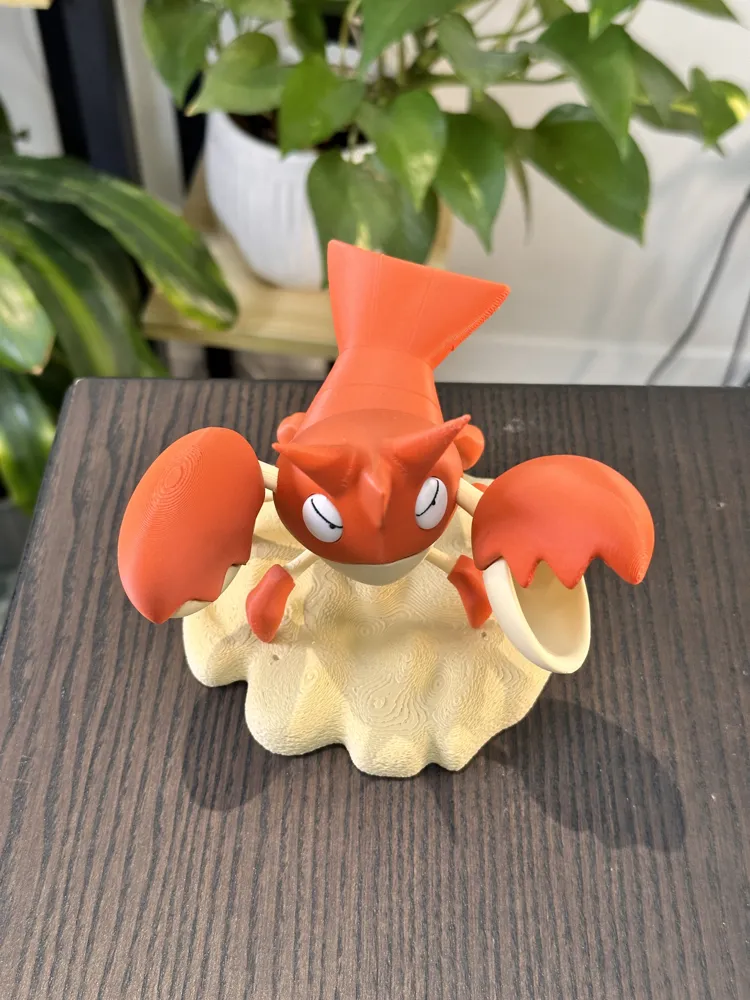 Corphish (Pokemon) multipartes 10cm de altura por LCFigure MakerWorld ...