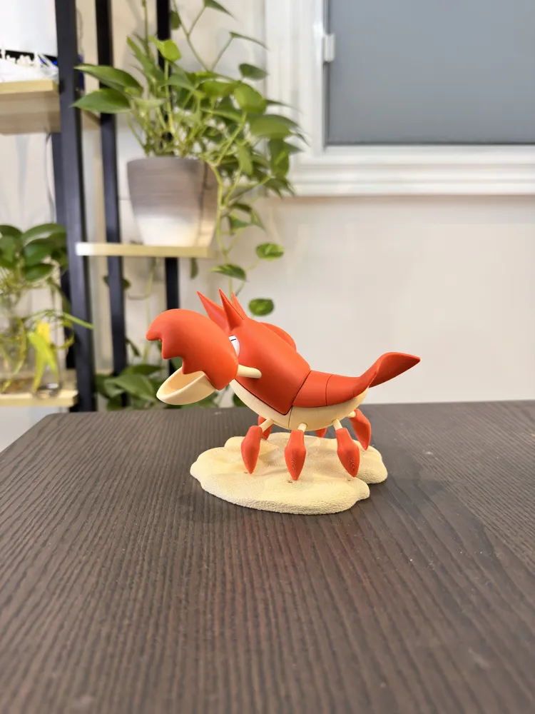 Corphish (Pokemon) multiparts 10cm tall by LCFigure MakerWorld ...