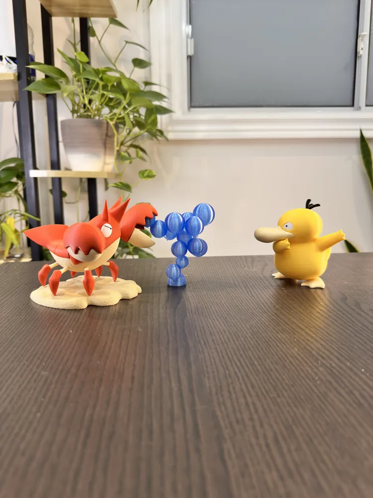 Corphish (Pokemon) multiparts 10cm tall - Free 3D Print Model - MakerWorld