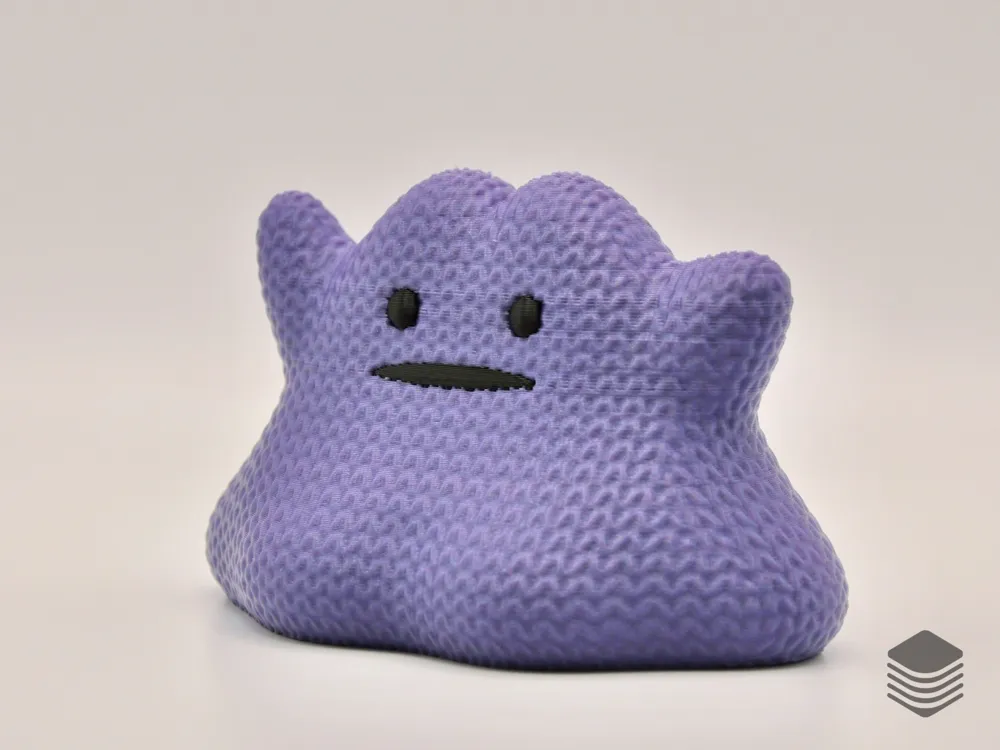 Knitted Ditto - Free 3D Print Model - MakerWorld