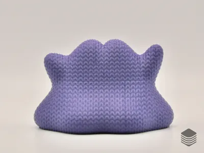 Knitted Ditto - Free 3D Print Model - MakerWorld
