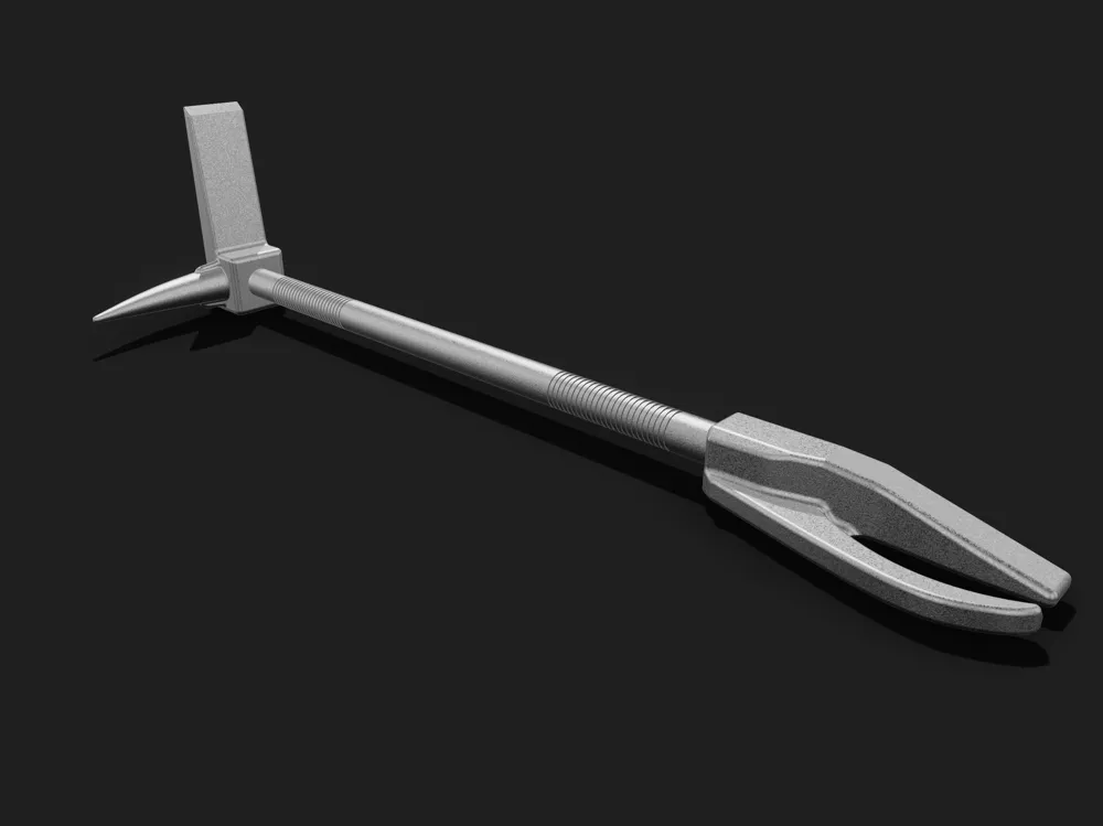 Haligan Tool 3D Printable Firefighting Tool Model - Free 3D Print Model ...