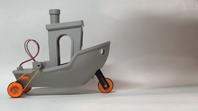 Benchy Car (For The Maker's Beginner Kit - ZC002) - Free 3D Print Model ...