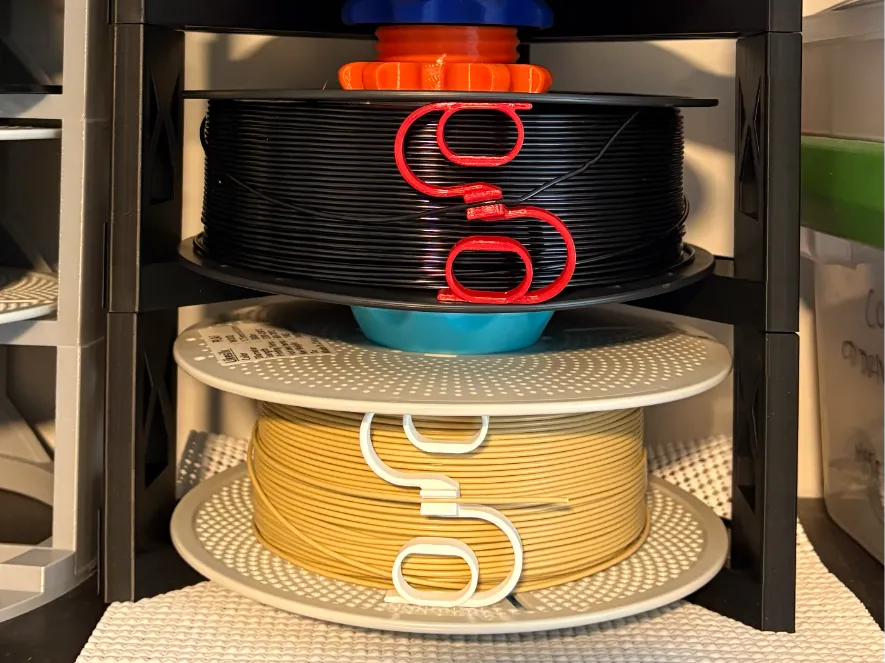 Modular, Stackable Filament Spool Rack System by thczv MakerWorld ...
