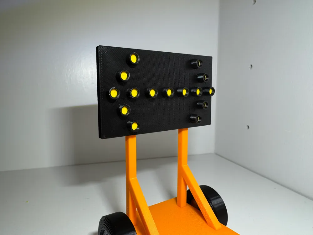 Construction Flasher Cart - US Road Miniatures by 3D Print Creative ...